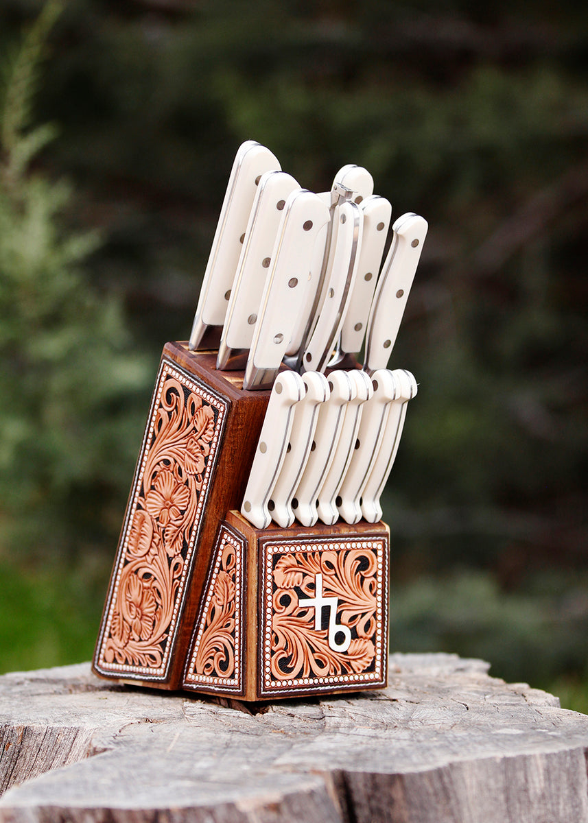 Semi-Custom Brand Knife Block – Broken J Designs